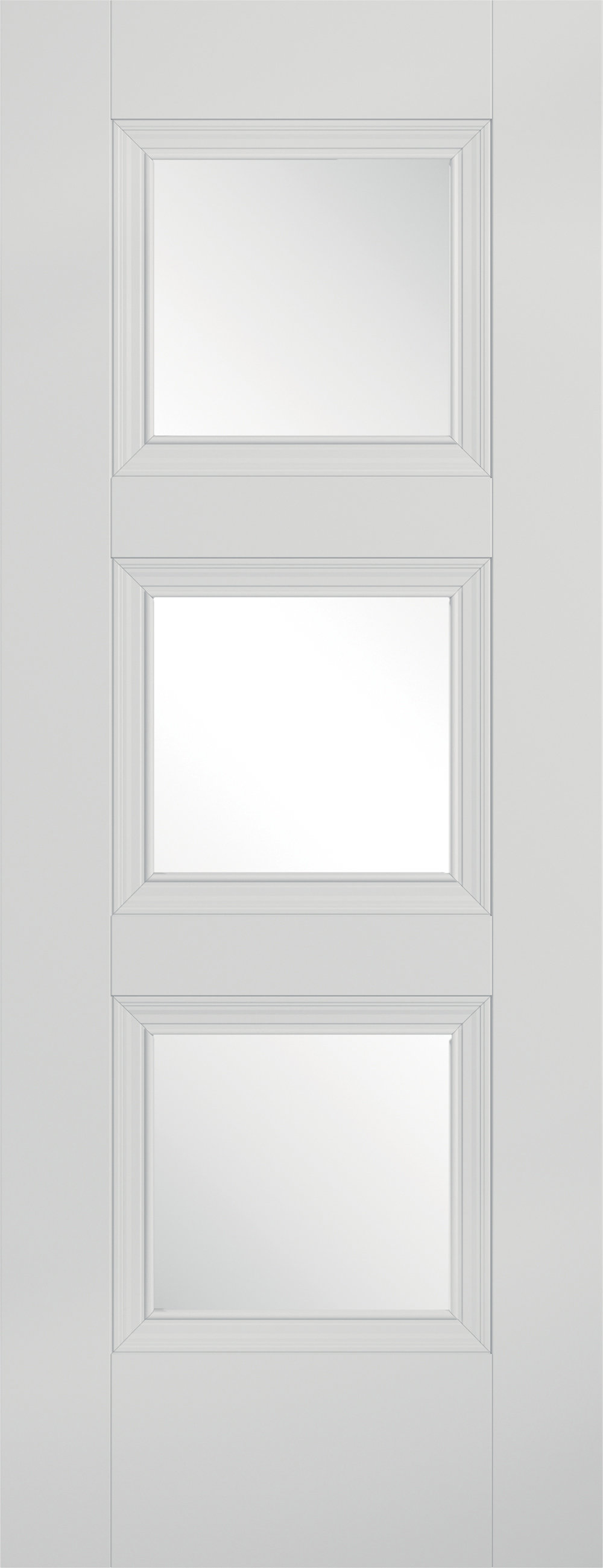 LPD Doors Amsterdam Primed White Glazed Internal Door | Wayfair.co.uk