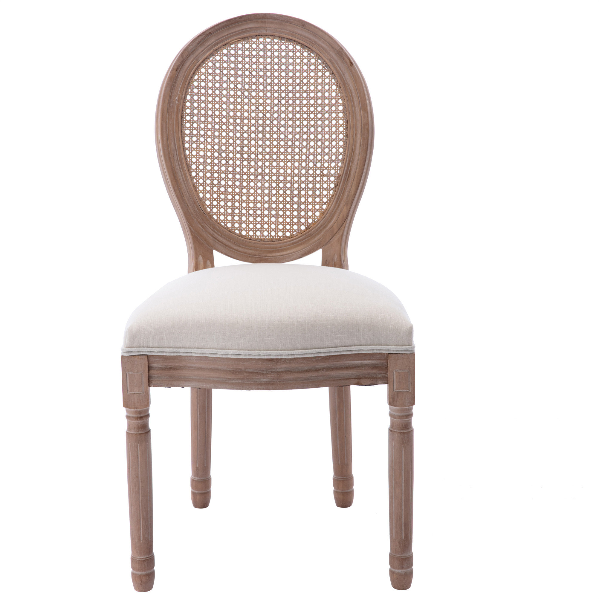 One Allium Way® Jaleel Polyester King Louis Back Side Chair Dining ...