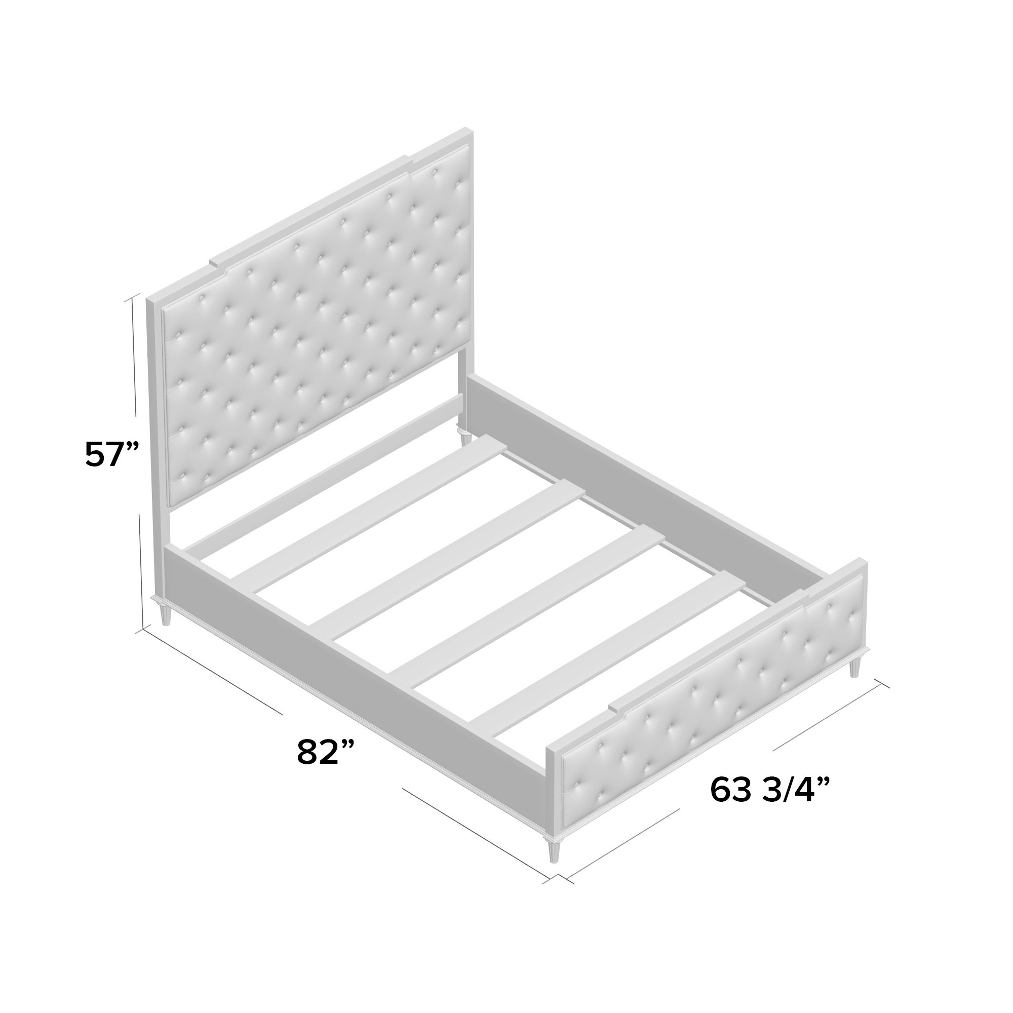 Three Posts™ Clintwood Upholstered Standard Bed & Reviews | Wayfair