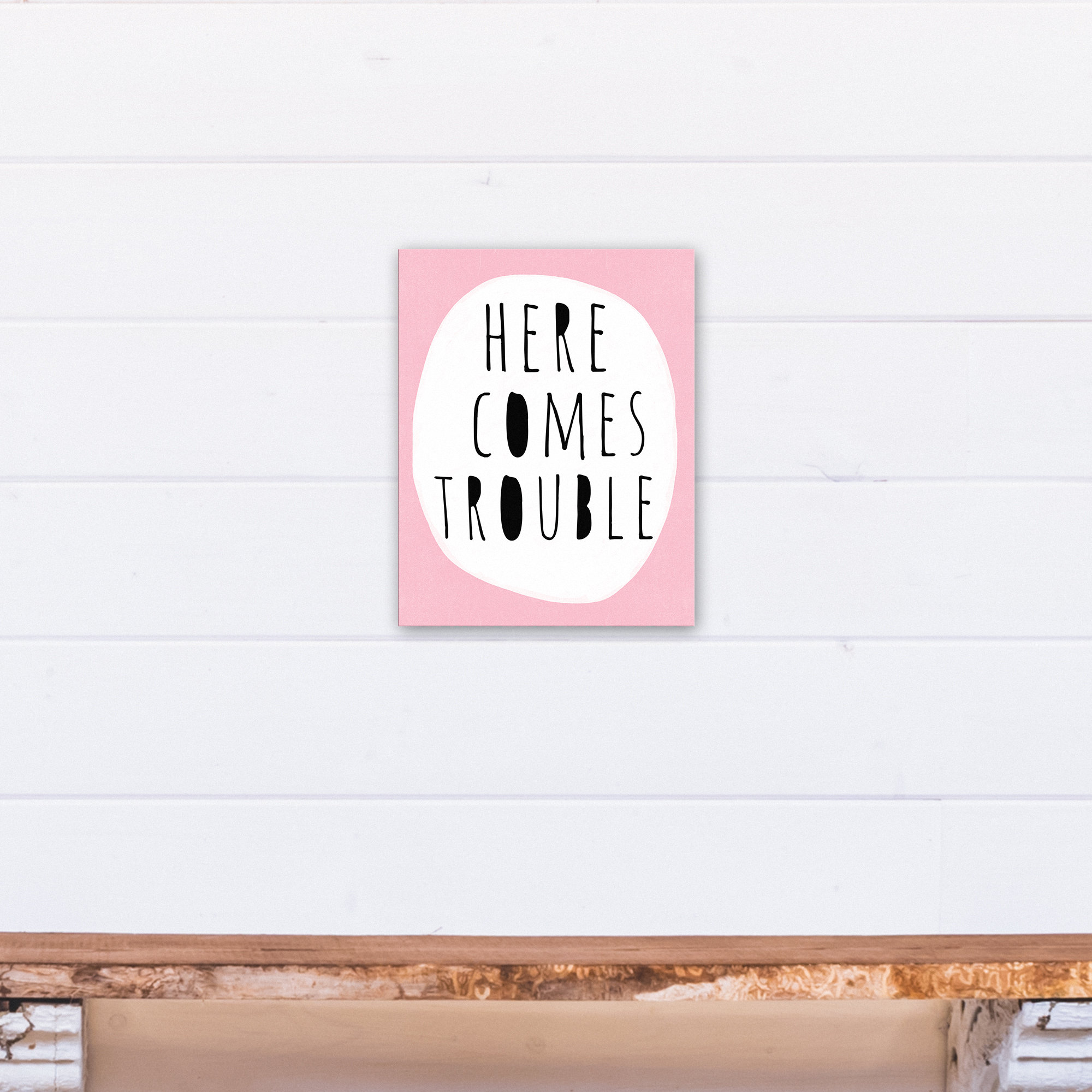 Isabelle & Max™ Bender Here Comes Trouble Canvas Art | Wayfair