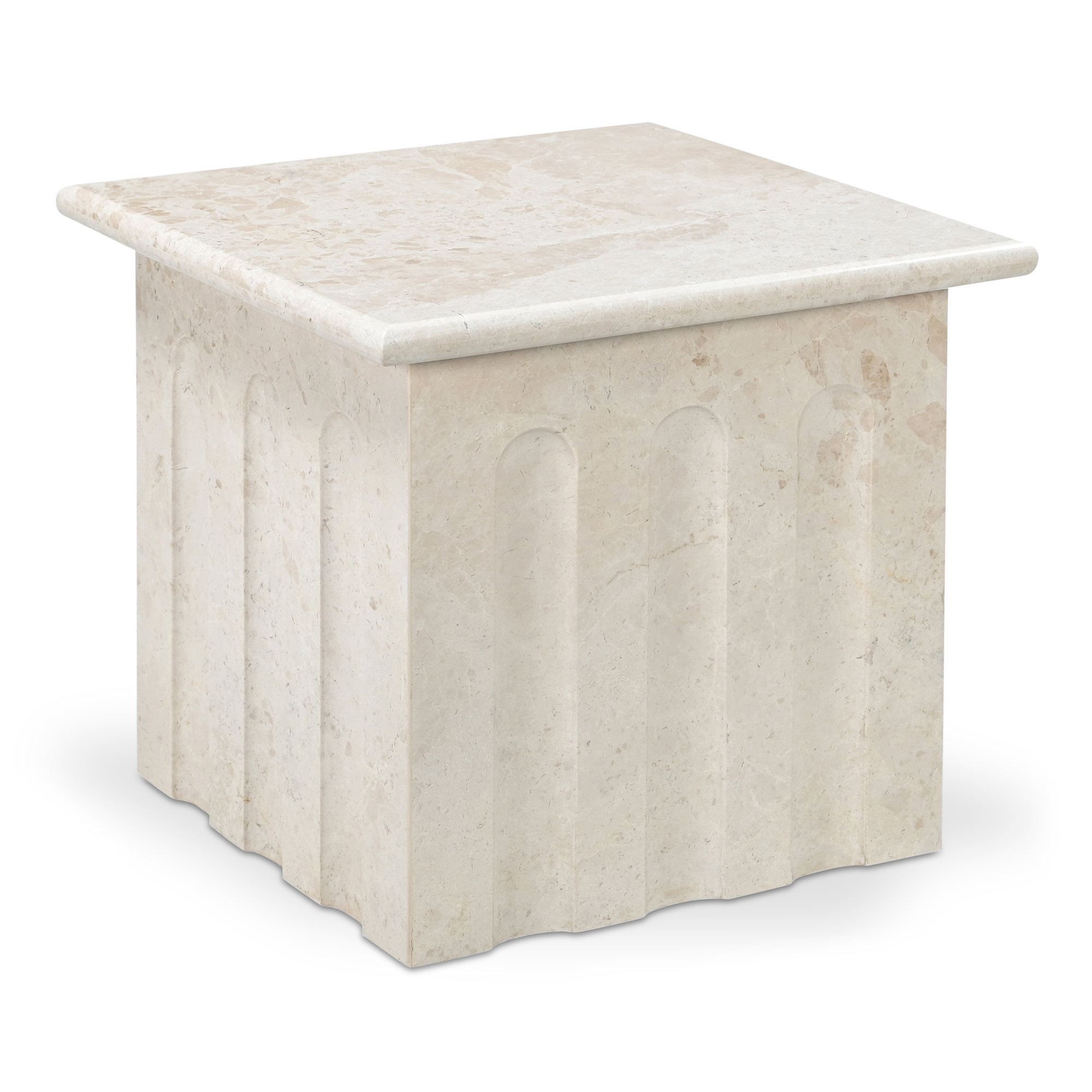 Joss & Main Gillian Segal for Moe's Forum Marble Side Table | Joss & Main