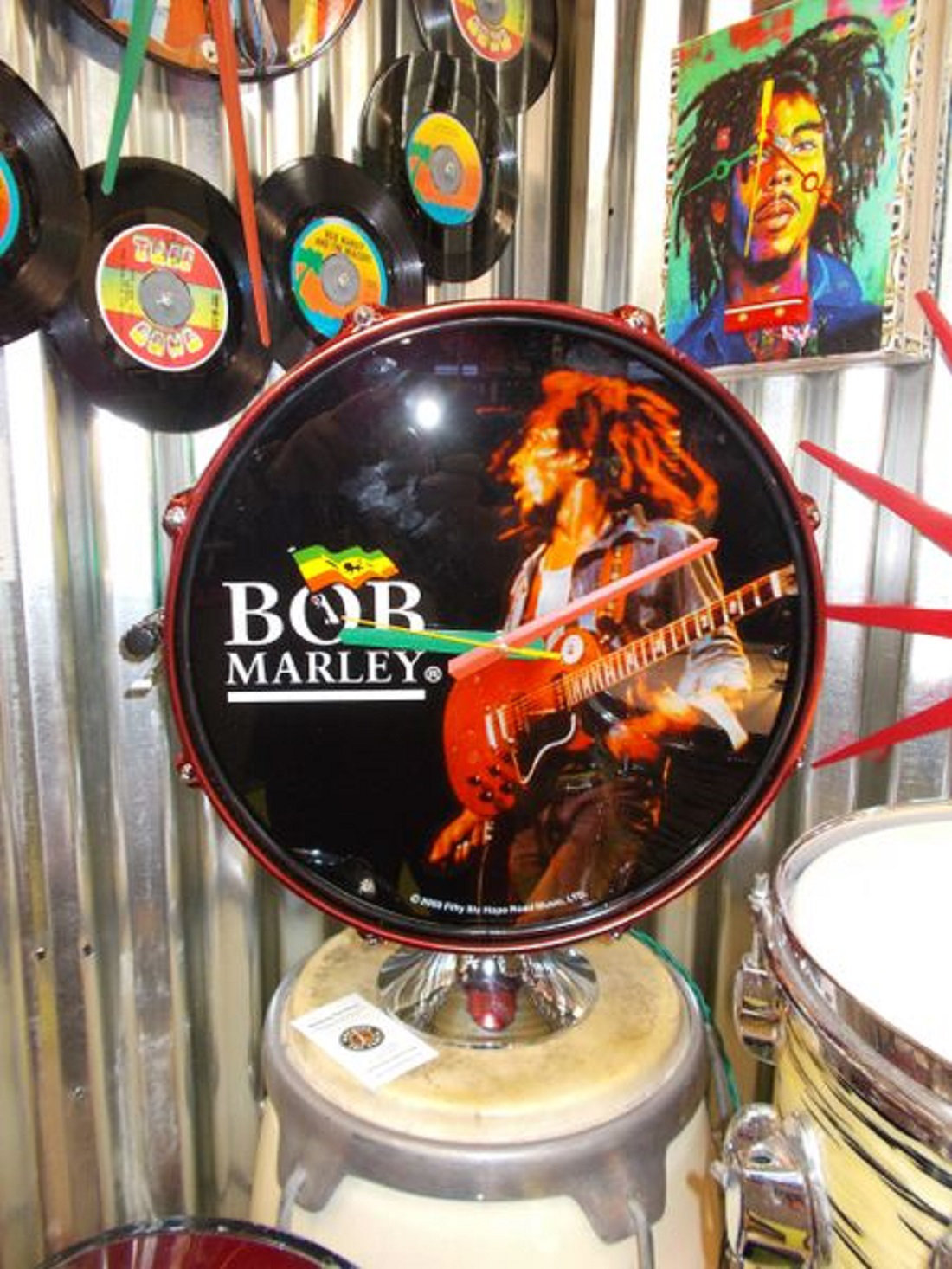 Rocking The Clock No Numerical Metal Quartz Movement / Crystal Tabletop ...