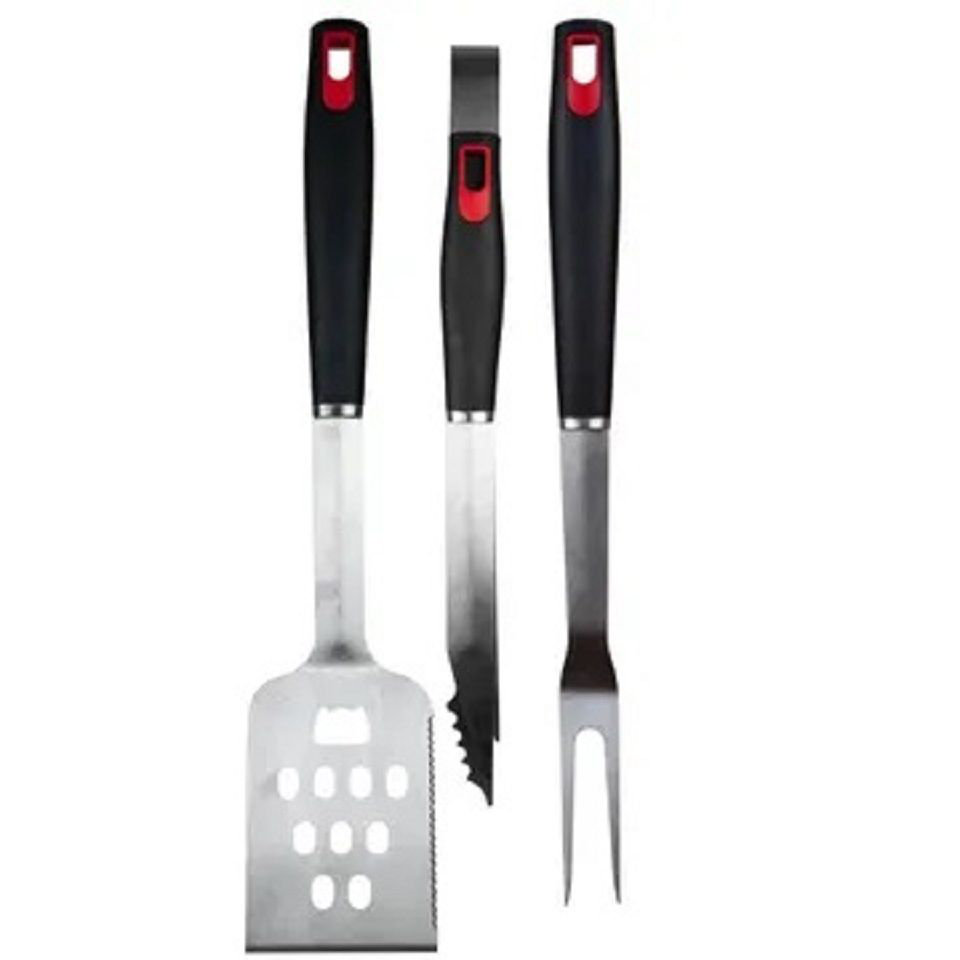 BARSUPPLY 3-Piece Stainless Steel Barbecue Tool Set - Wayfair Canada