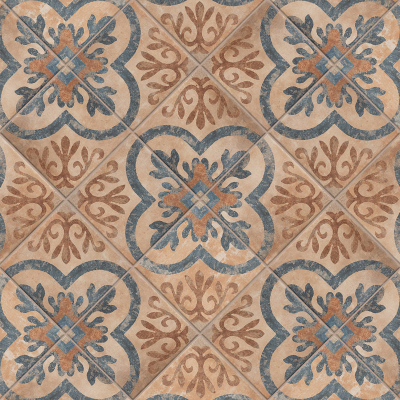 Merola Tile Americana Newton 9" x 9" Porcelain Wall & Floor Tile ...