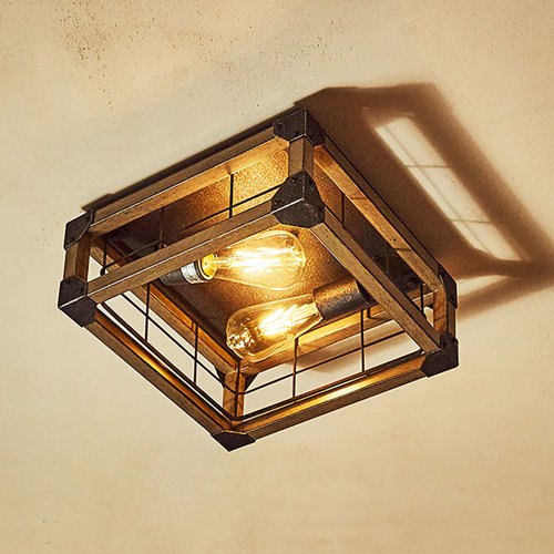Modern Farmhouse Flush Mount Lighting You'll Love | Wayfair