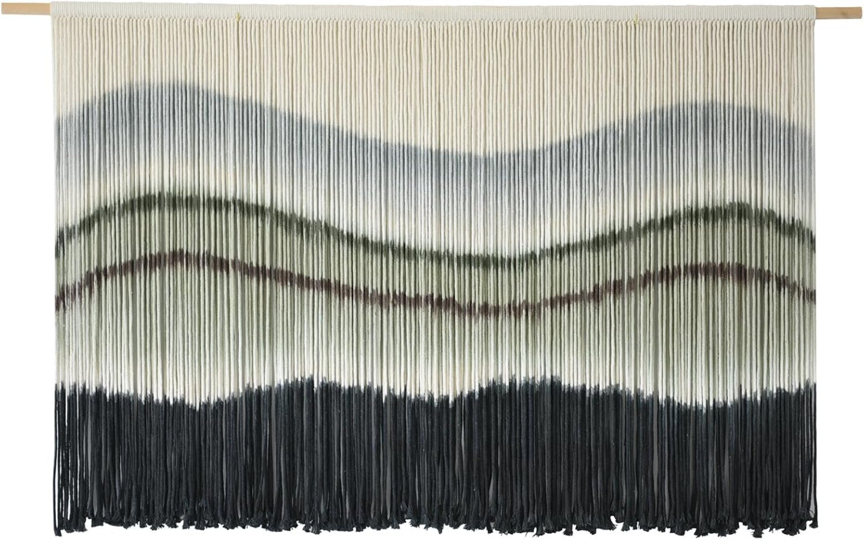Dakota Fields Macrame Wall Hanging Dip-Dye Large Macrame Wall Decor ...