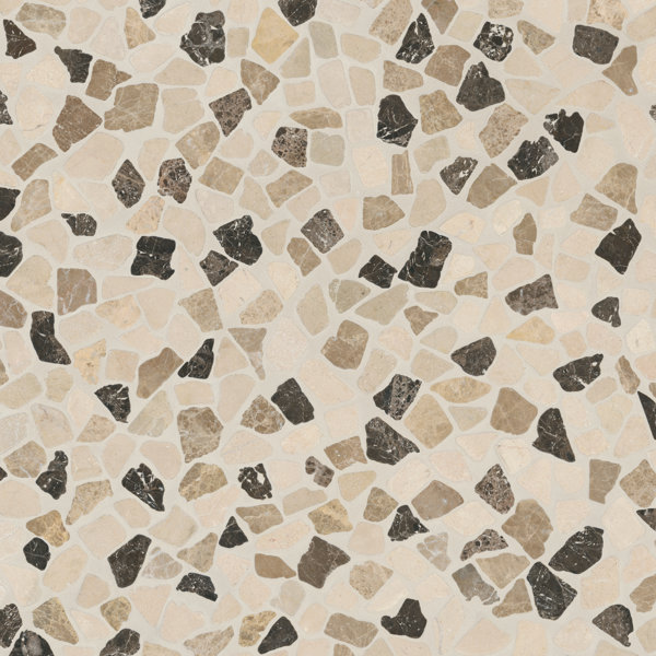 MSI 12" x 12" Natural Stone Pebbles/Rocks Mosaic Floor & Wall Tile ...