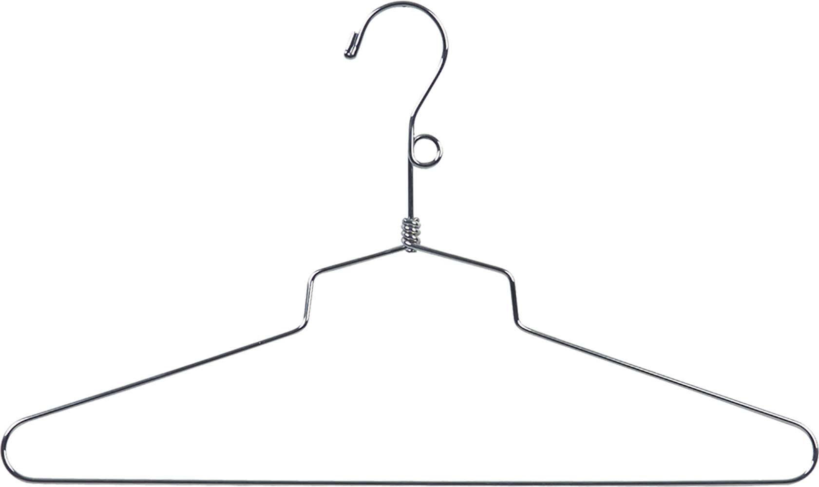 Rebrilliant 16" Chrome Hanger with Loop Neck | Wayfair
