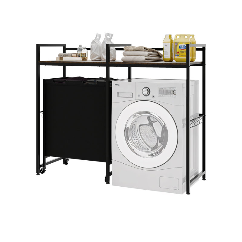 Balconera Free Standing Laundry Room Organizer With Basket & Reviews ...