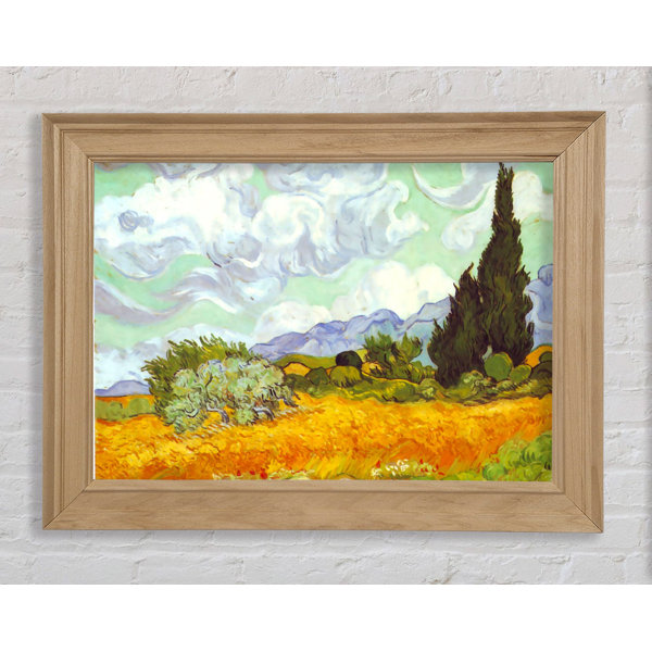Bright Star Van Gogh Cornfield With Cyprusses - Single Picture Frame ...