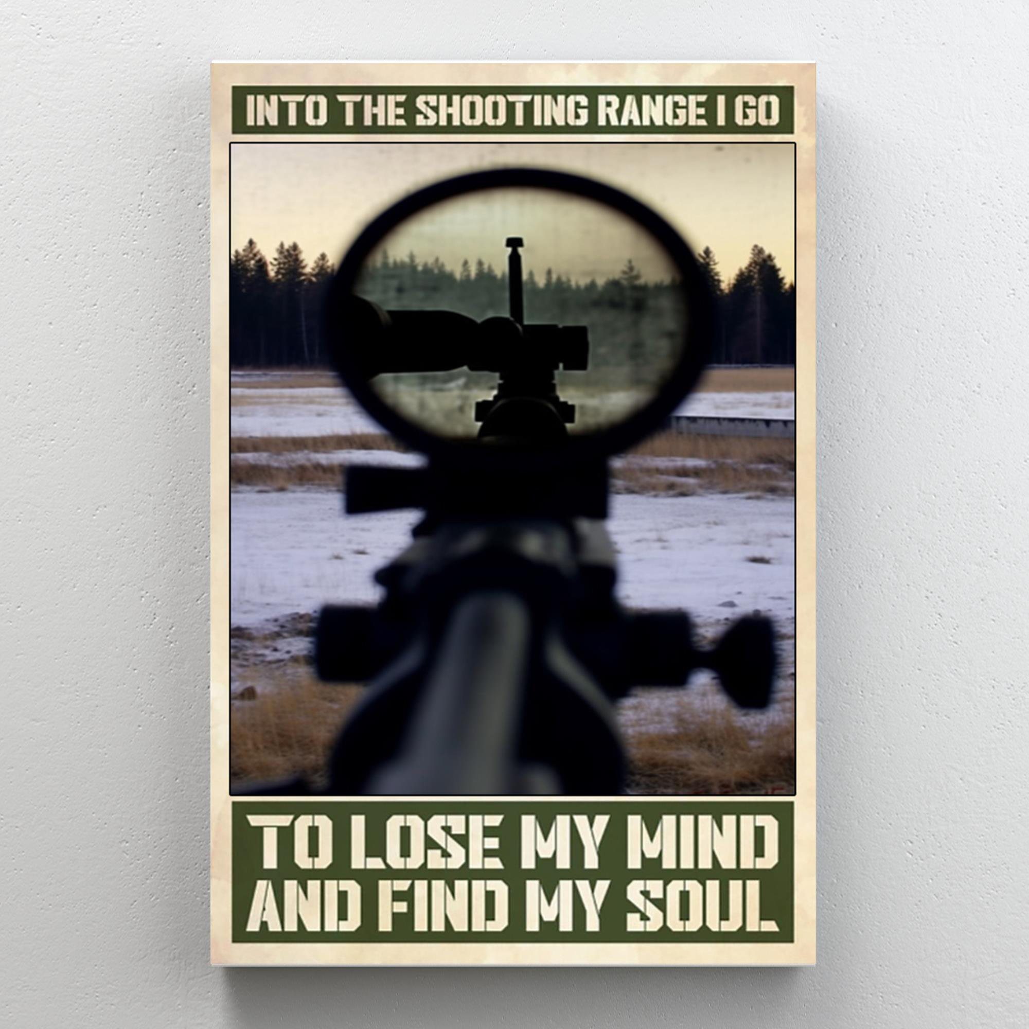 Trinx Into The Shooting Range I Go - 1 Piece Rectangle G Into The ...