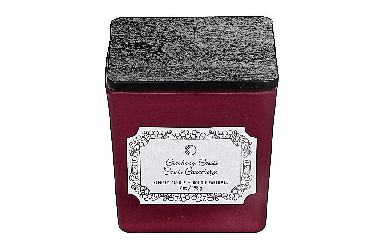Symple Stuff Christmas 7Oz Square Candle Cranberry Cassis | Wayfair