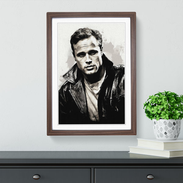 Big Box Art XYZ-FRM-V1223-4484 Marlon Brando Classicism - Single ...