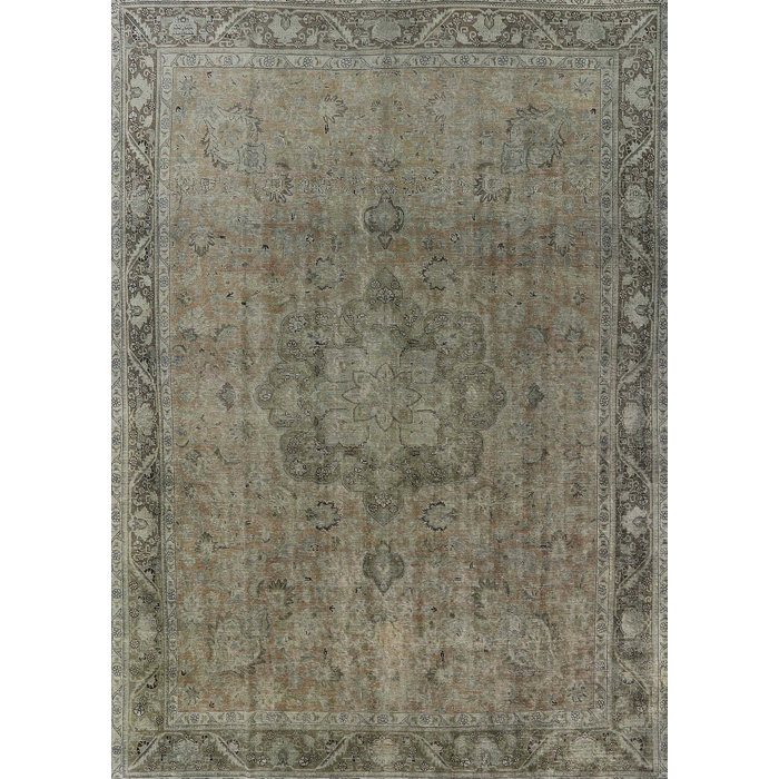 One Allium Way® Eirian Gray/Green Rug | Wayfair