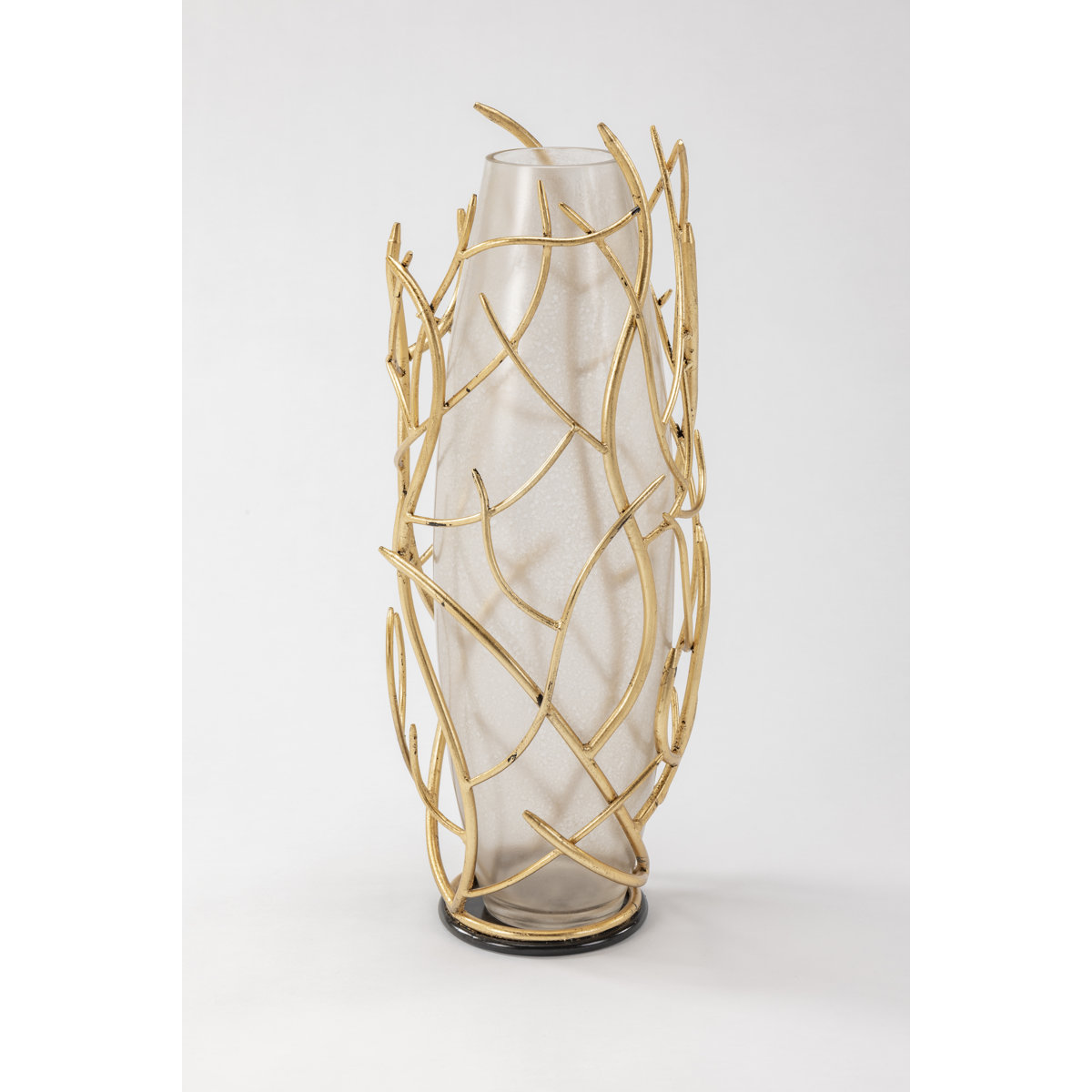 Artmax Gold/Silver 26" Metal Floor Vase & Reviews | Perigold