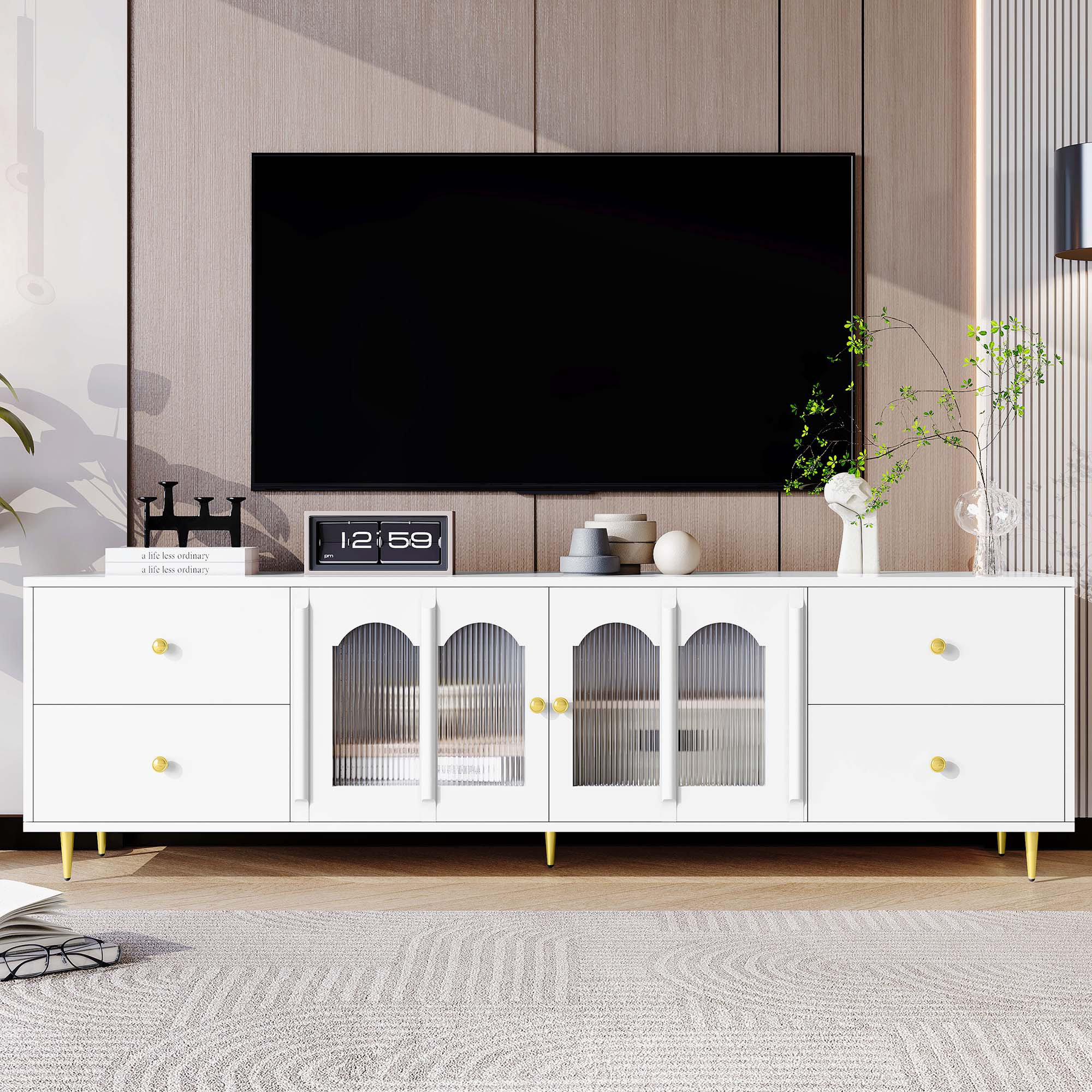 Latitude Run® TV Stand For Tvs Up To 75 Inches, Entertainment Center ...