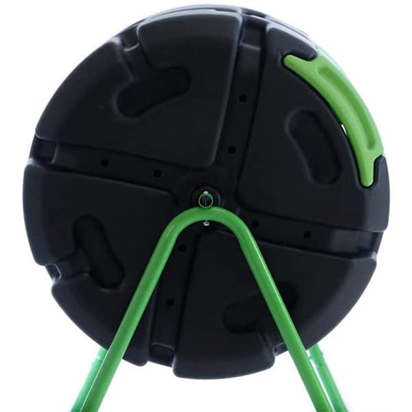 FCMP Outdoor HOTFROG 37 Gallon Dual Body Rotating Tumbling Composter ...