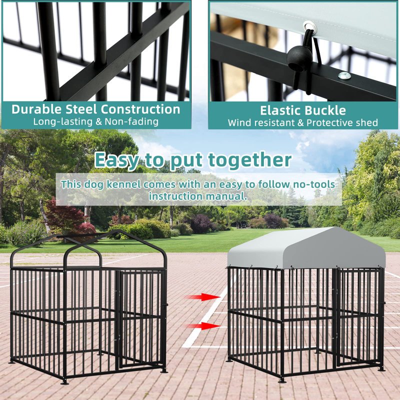 Meetwarm Large Outdoor Dog Pen & Reviews | Wayfair