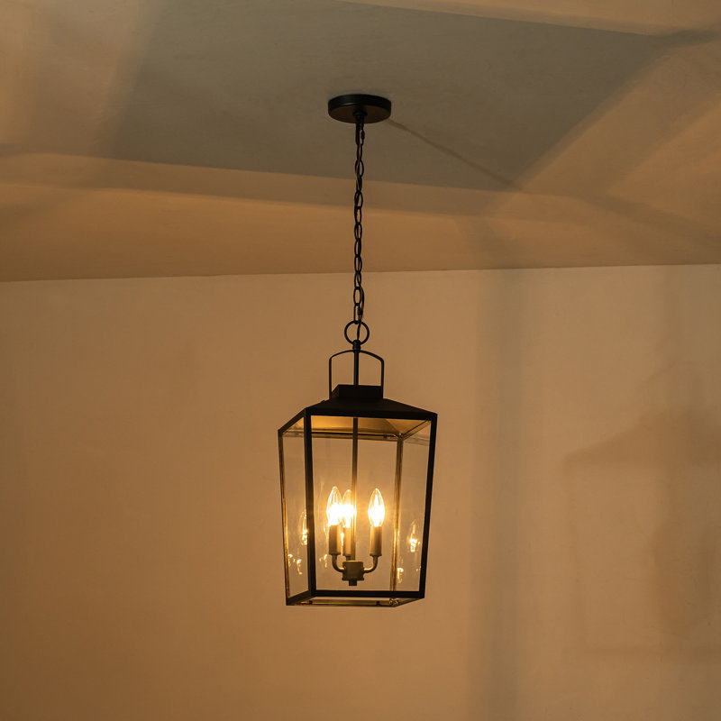 Gracie Oaks Syndal 3 - Light Outdoor Hanging Lantern & Reviews | Wayfair