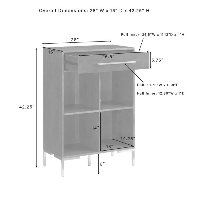 Mercer41 Patris Storage Bookcase & Reviews | Wayfair
