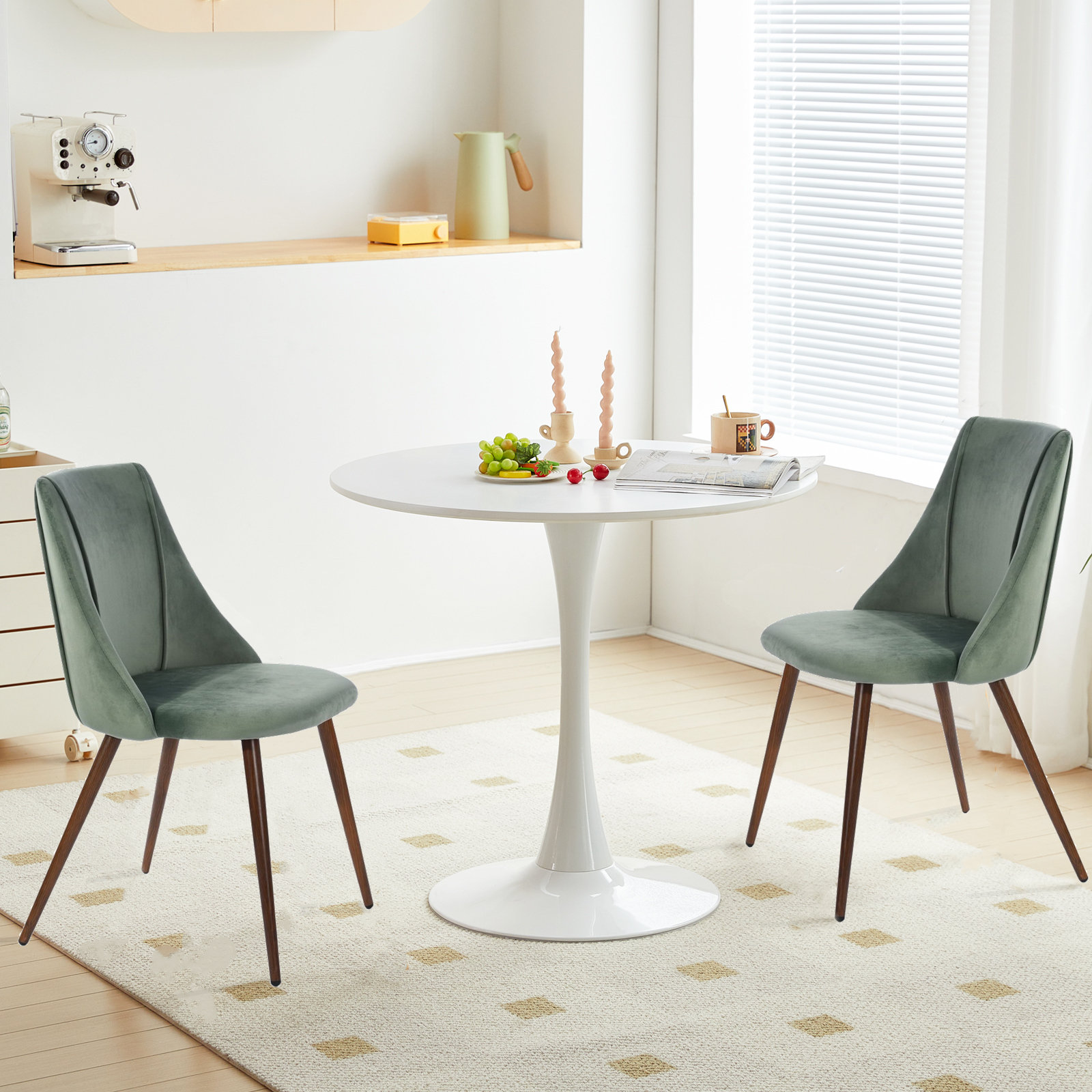 Mercer41 Brittanni 2 - Person Dining Set & Reviews | Wayfair