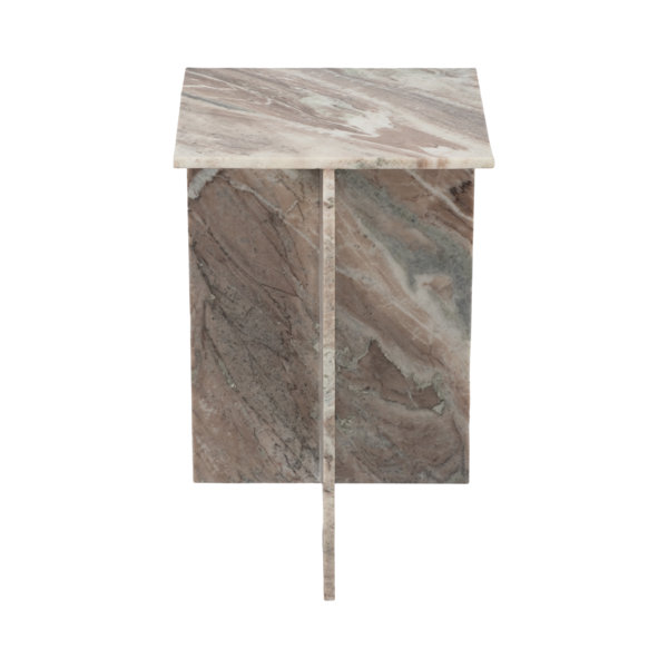 Sagebrook Home 20" Torrento Marble Accent Table, Brown | Perigold