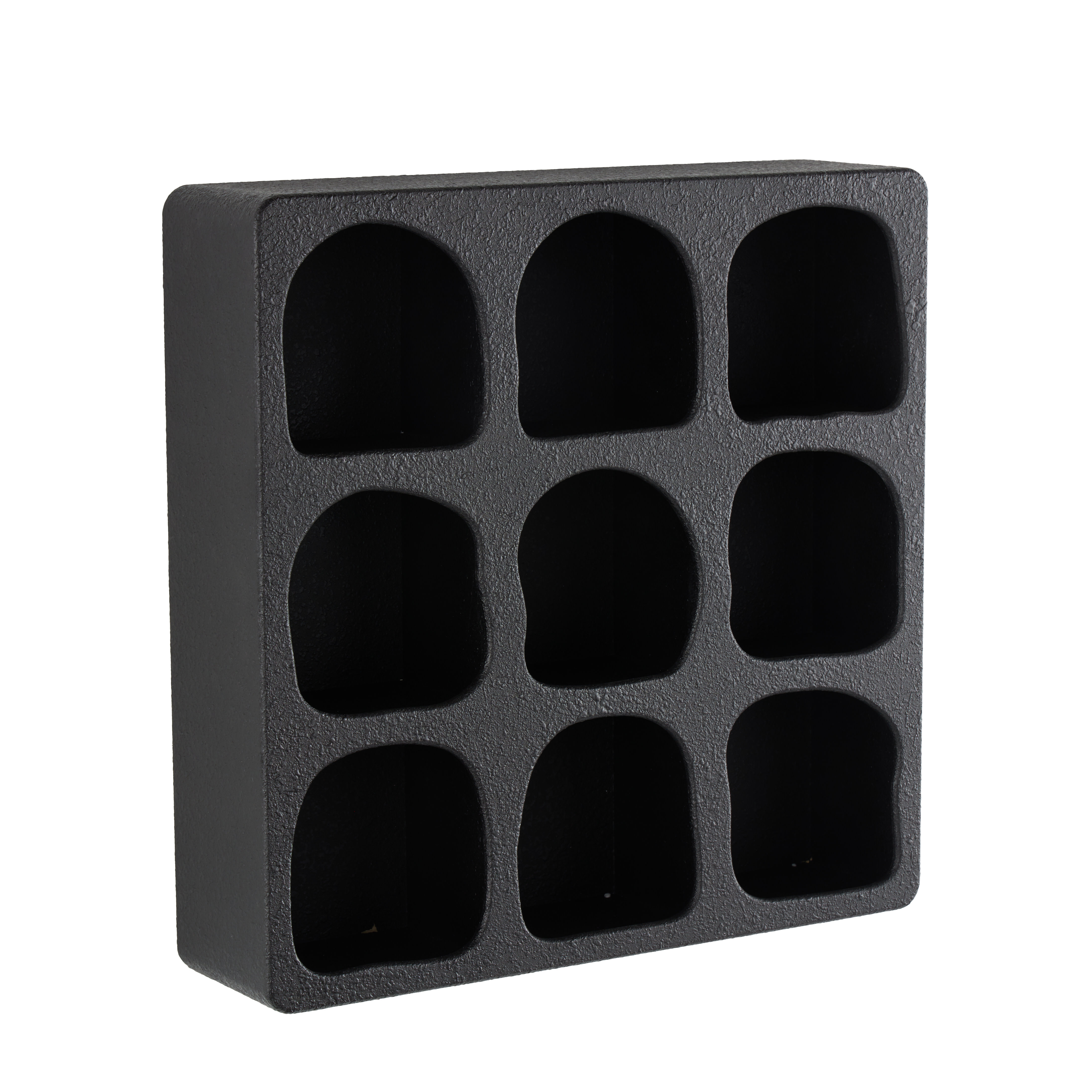 Latitude Run® Cole And Grey Wood 9 Shelf Geometric Wall Shelf & Reviews ...