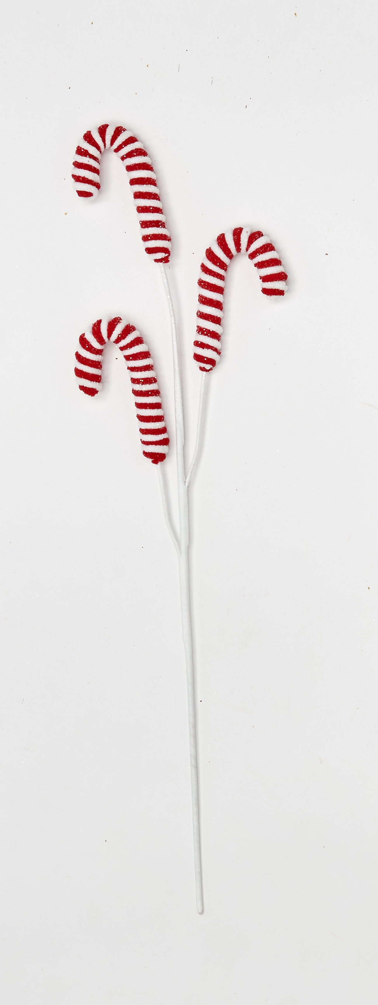 The Holiday Aisle® 26" Christmas Candy Cane with Glitter Spray | Wayfair