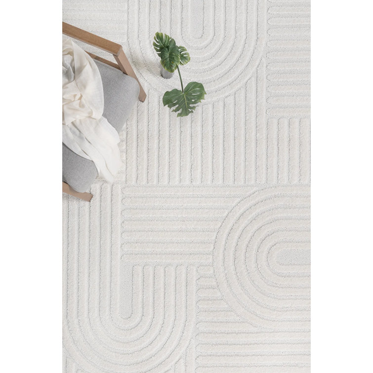 Ivy Bronx Jenell White Area Rug - Wayfair Canada