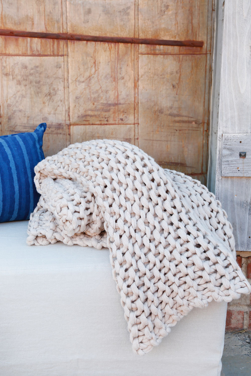 Pom Pom At Home Finn Hand Knit Throw & Reviews | Birch Lane