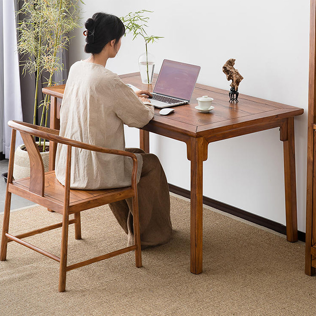 Corrigan Studio® Brown Rectangle Solid Wood Dining Tables - Wayfair Canada