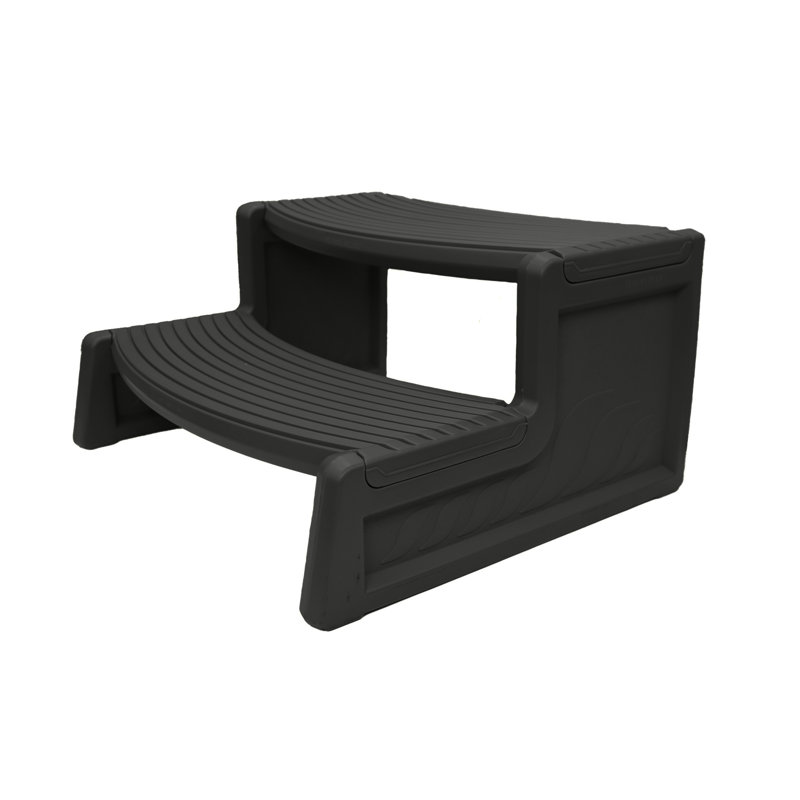 Confer Plastics Handi-Step Spa Hot Tub Stairs for Straight/Curved Spas ...