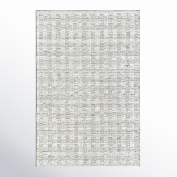 Birch Lane™ Lavande Plaid Wool Area Rug & Reviews | Wayfair