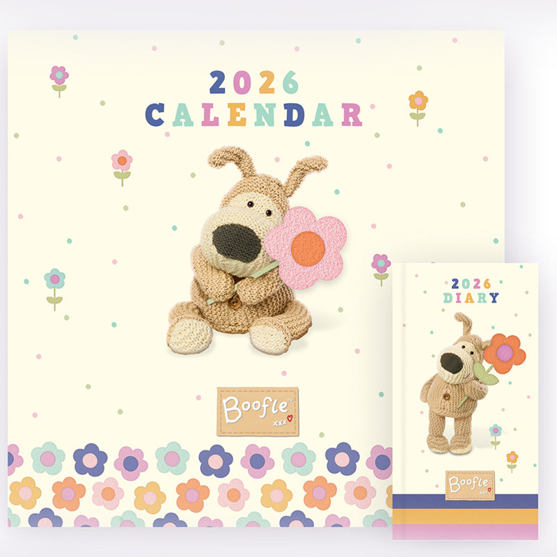Lark Manor 2026 Boofle Square Wall Calendar & Slim Diary Set | Wayfair ...