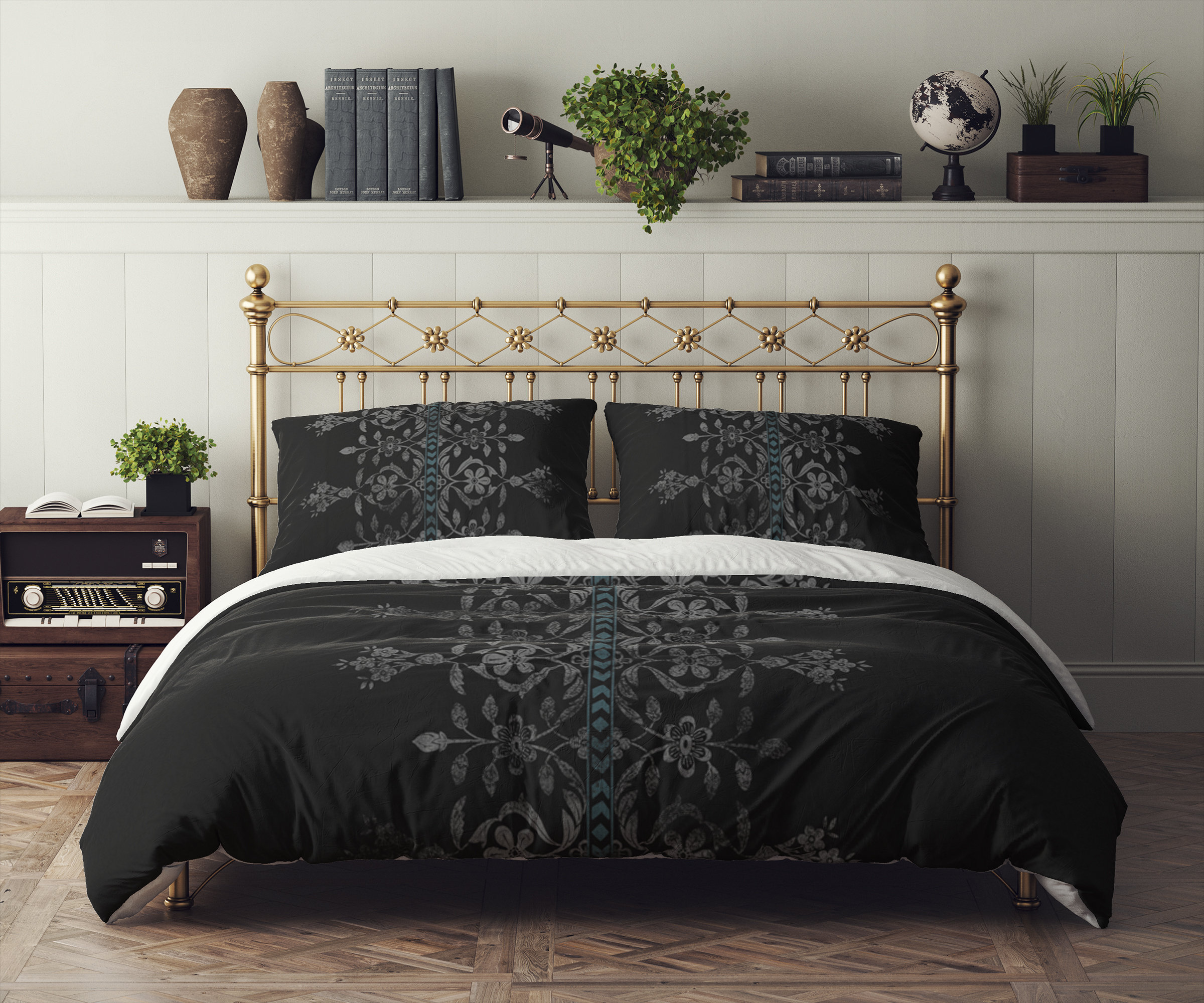 KAVKA DESIGNS WOOD BLOCK Collection Comforter Set | Wayfair