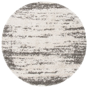 Gray & Silver Round Area Rugs You'll Love | Wayfair