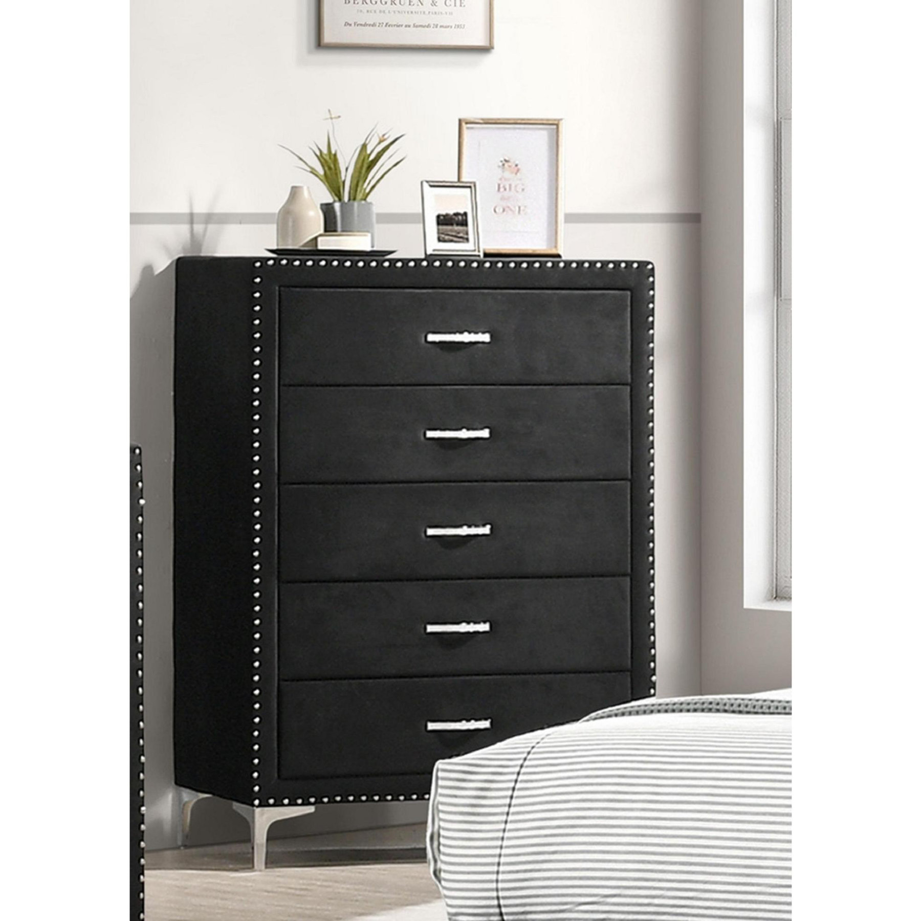 Rosdorf Park Glam Style Five Drawers Chest | Wayfair
