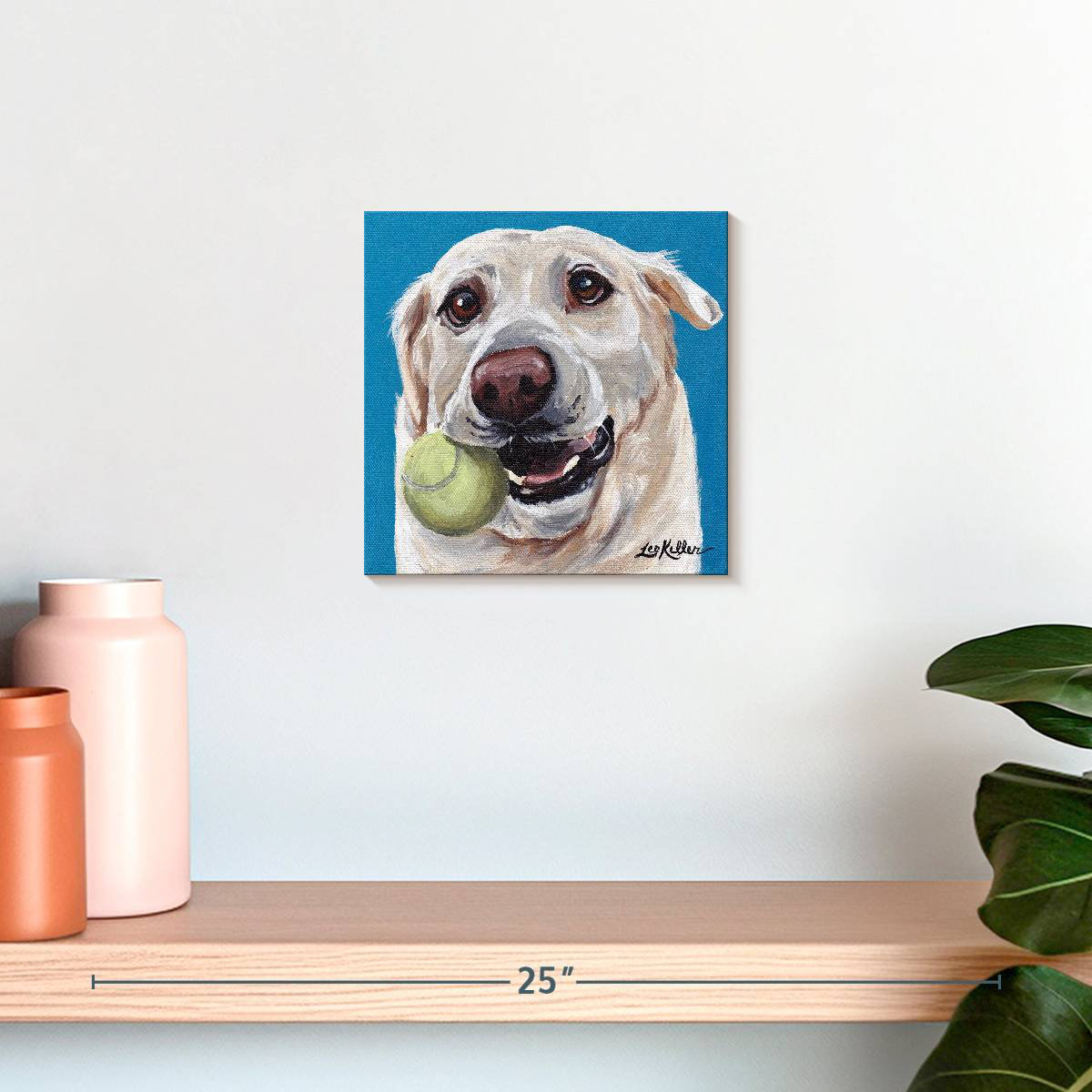 Ebern Designs Brampt Yellow Lab Ball | Wayfair