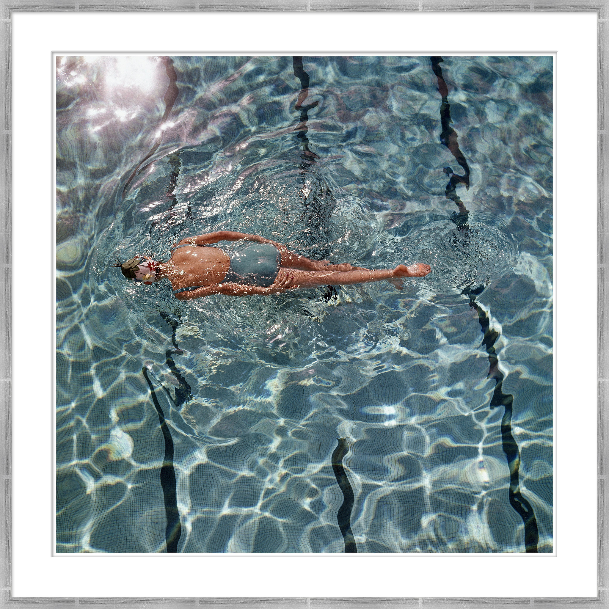 Soicher Marin Women in Swimming Pool' by Fred Lyon - Picture Frame ...