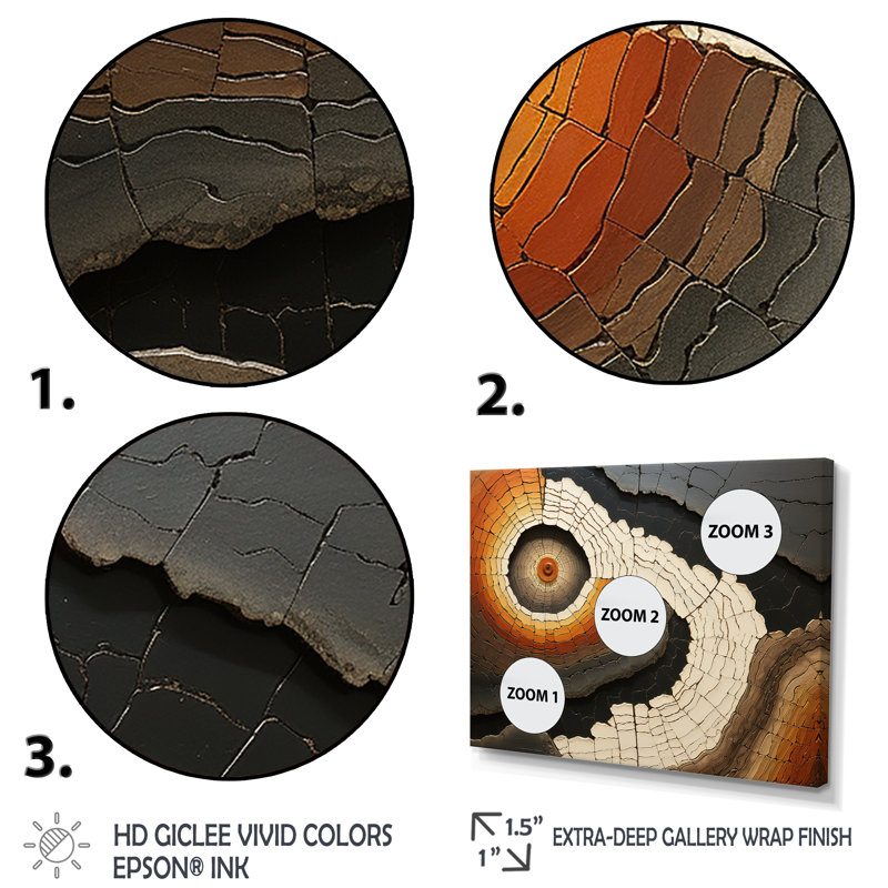 Ivy Bronx Beige Quartz Mystery Collage - Stone Geode Multipanel Wall ...