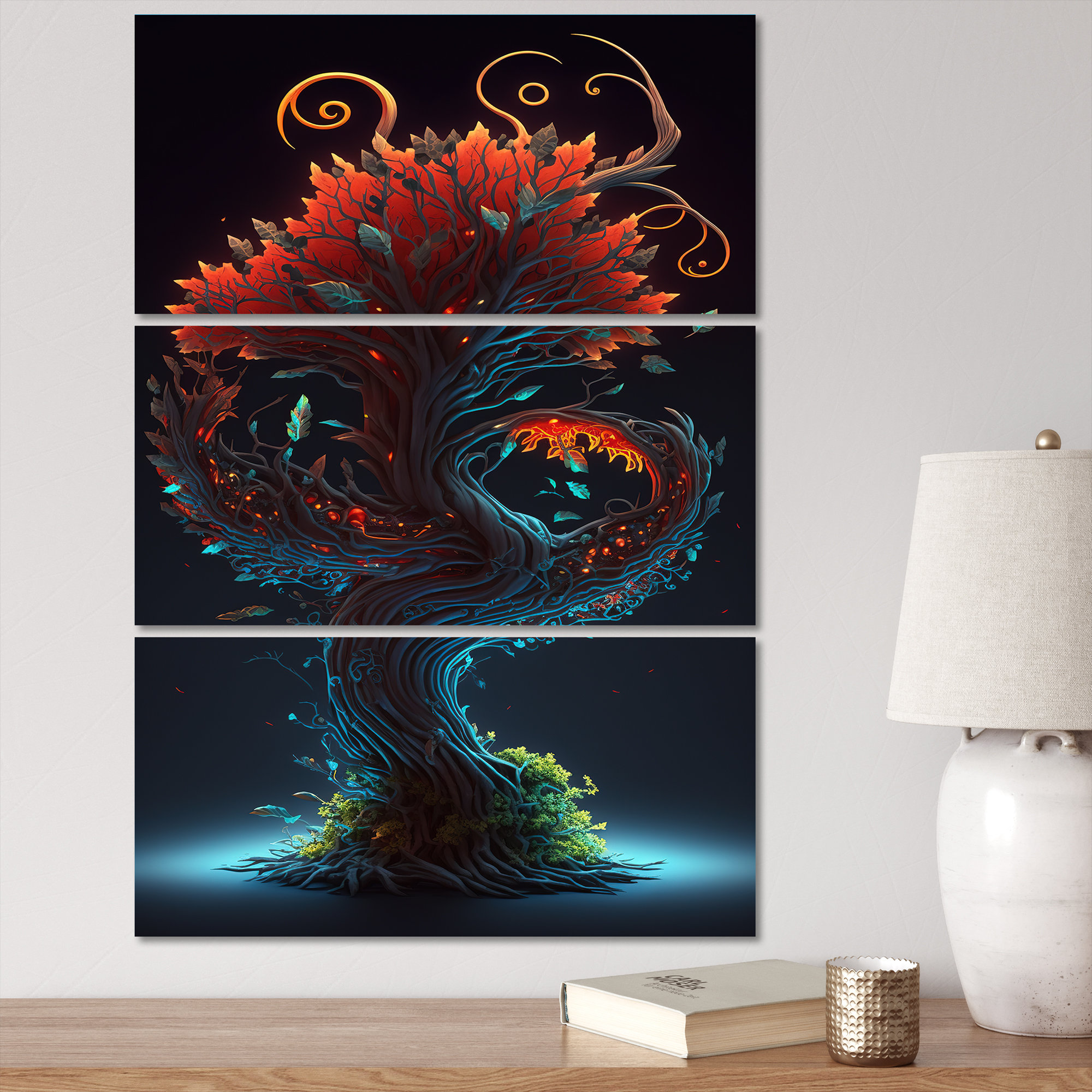 Wildon Home® Bonsai Tree I - Tree Bonsai Canvas Wall Art Set - Wayfair ...