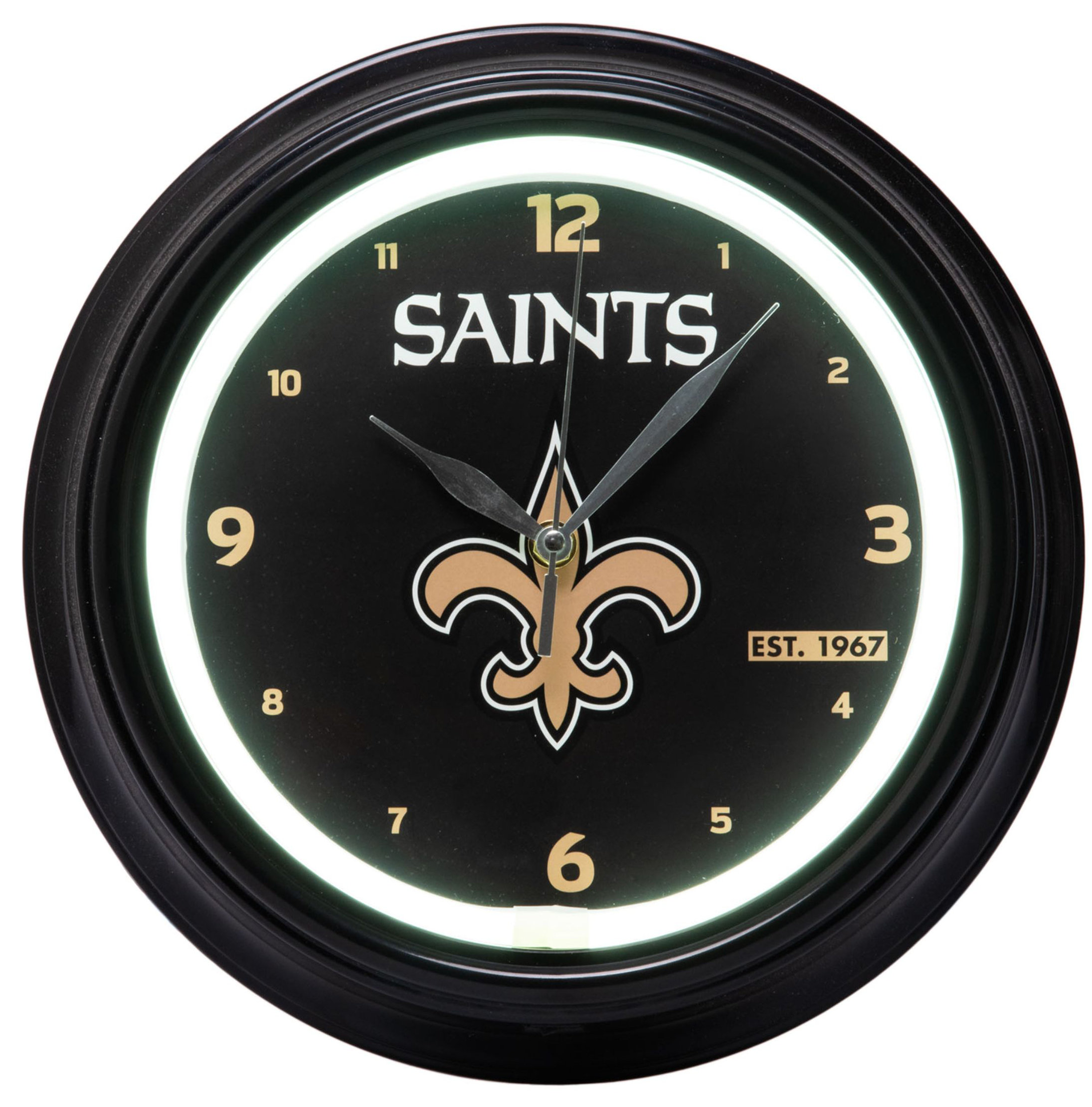 Forever Collectibles New Orleans Saints NFL LED 10" Wall Clock | Wayfair