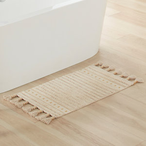 Lucky Brand Maharis Fringe Bath Rug & Reviews | Wayfair