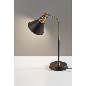 Longshore Tides Lasky 19.5'' Black Desk Lamp & Reviews | Wayfair