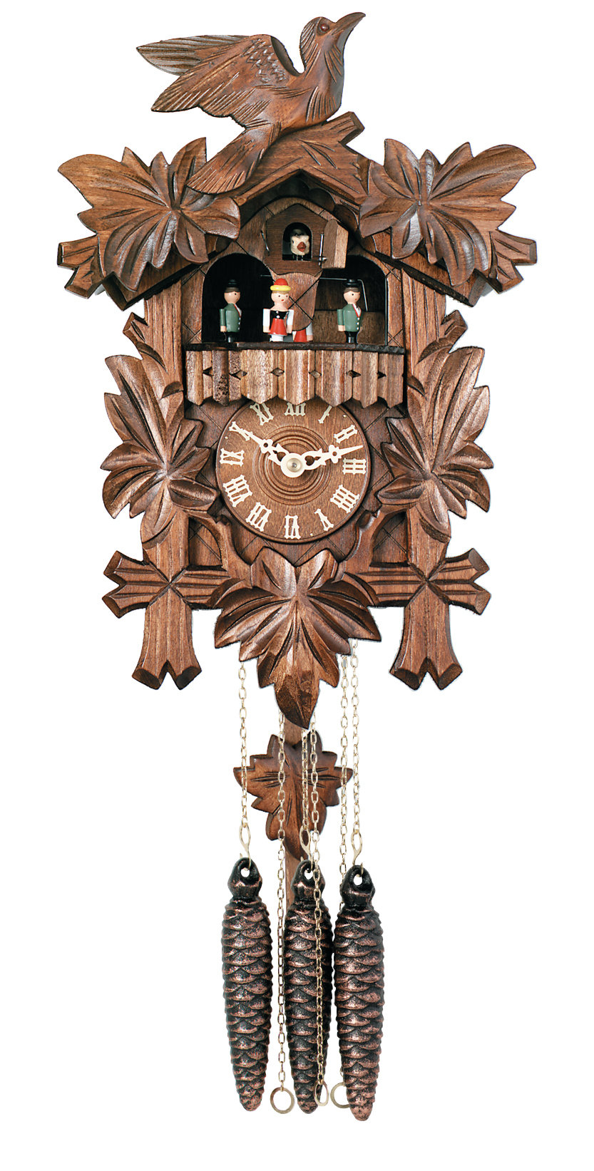 River City Clocks Wood Wall Clock | Wayfair