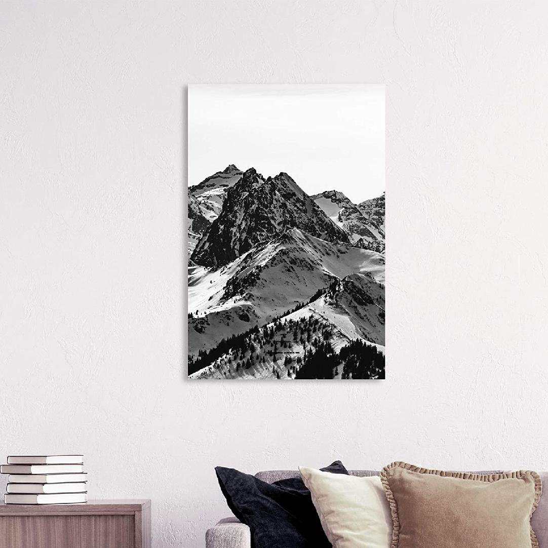Loon Peak Snowy Mountains - Wrapped Canvas Painting - Wayfair Canada
