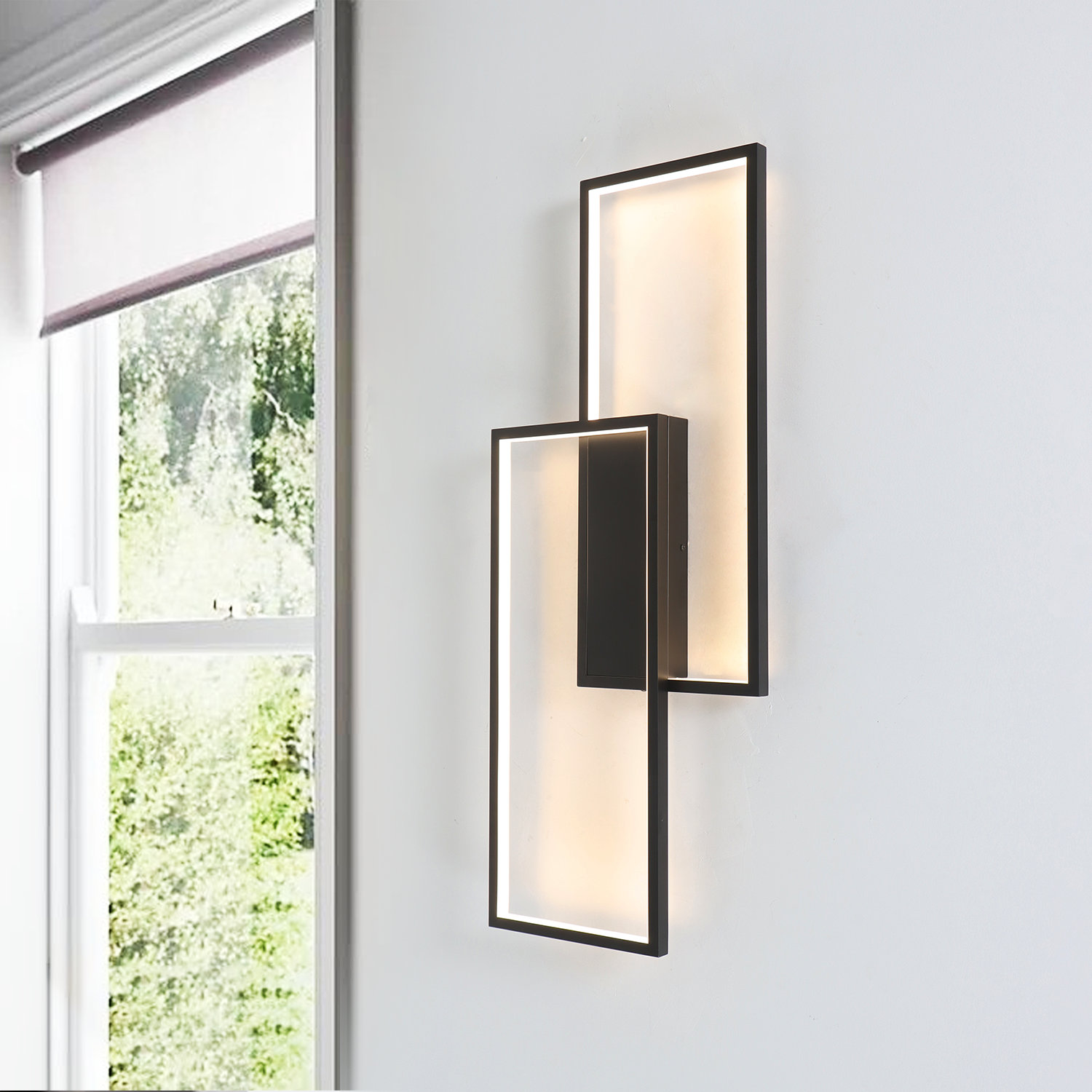 Wrought Studio™ Antwaan Modern Dimmable Wall Light Flush Mounted ...