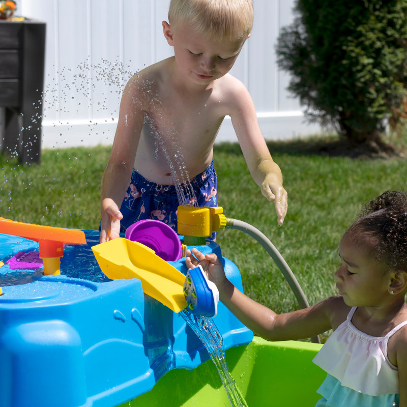 Step2 Waterpark Wonders Two -Tier Toddler Outdoor Water Table & Reviews ...