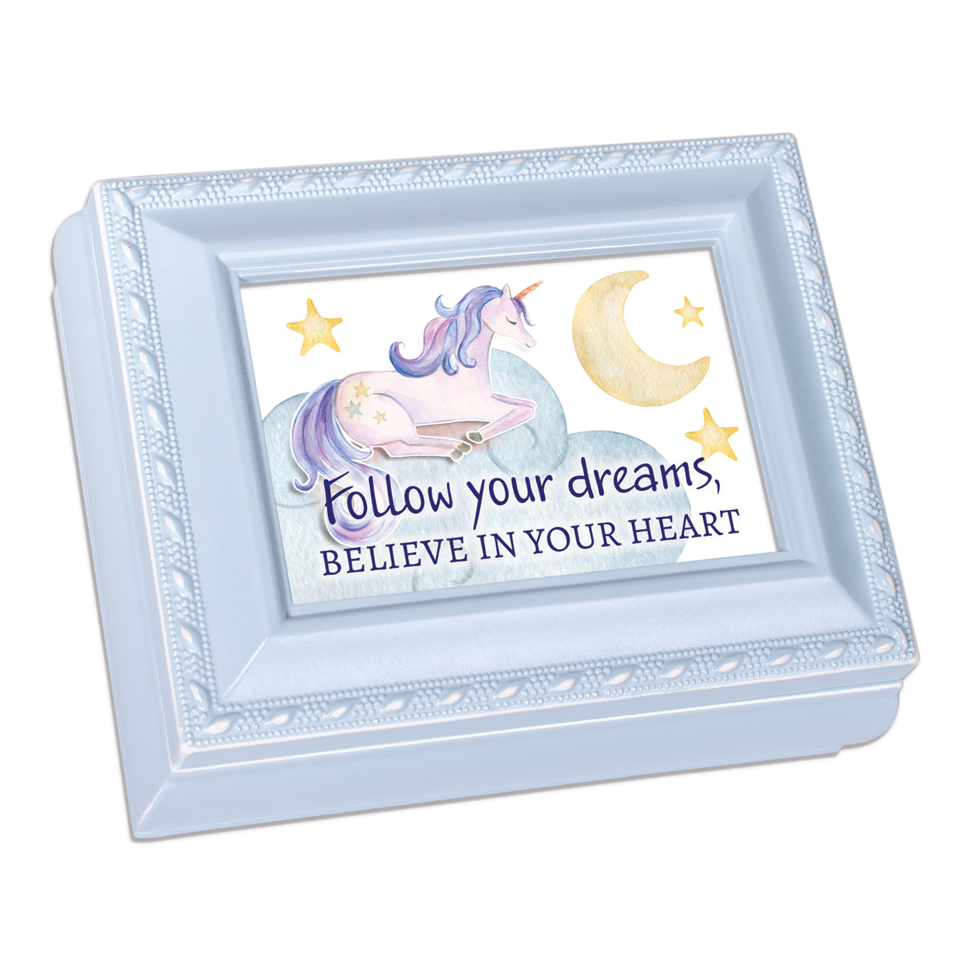 Trinx Keepsake Box Follow Your Dreams Blue - Wayfair Canada