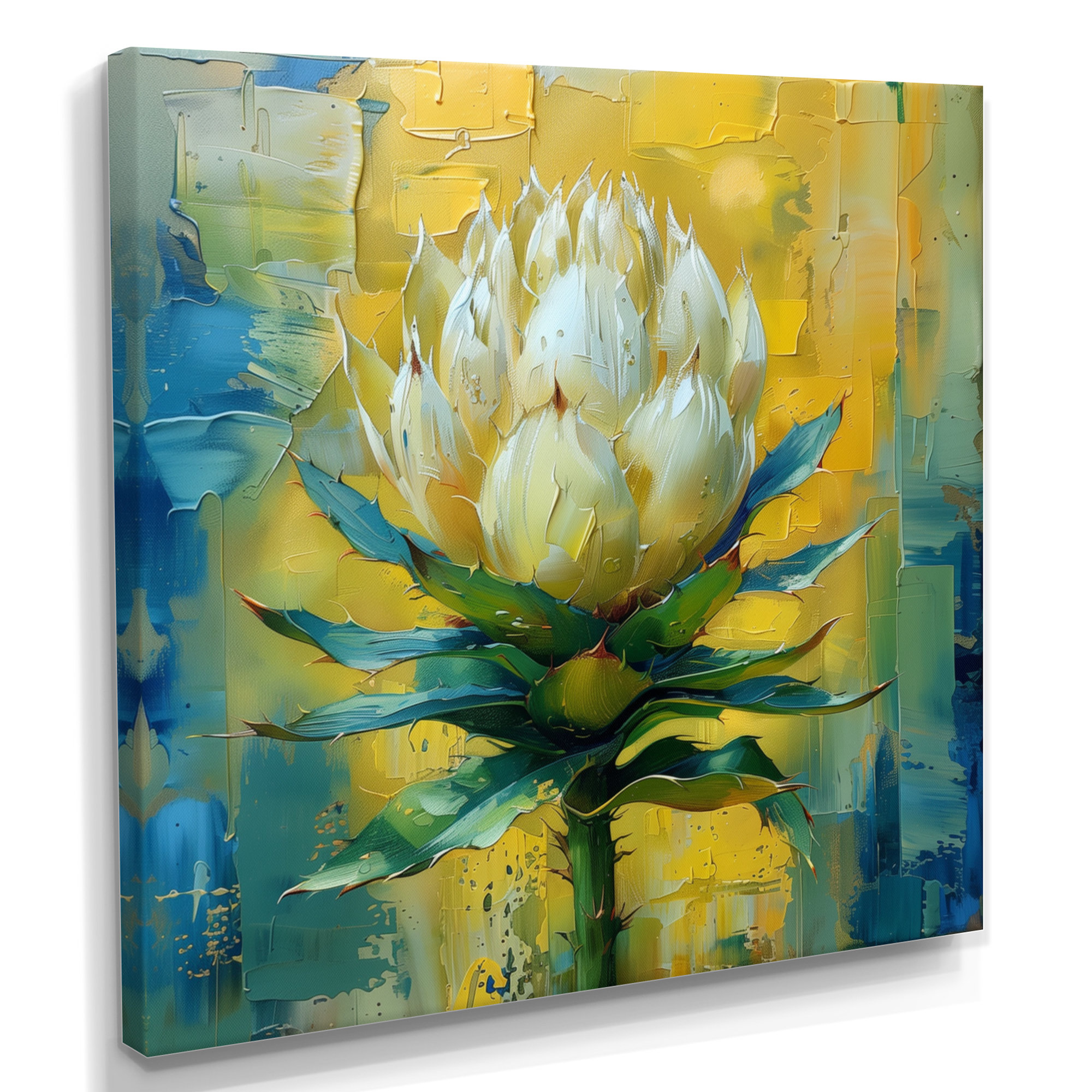 Winston Porter Blooming Yellow Scottish Thistle Thistle Collage ...